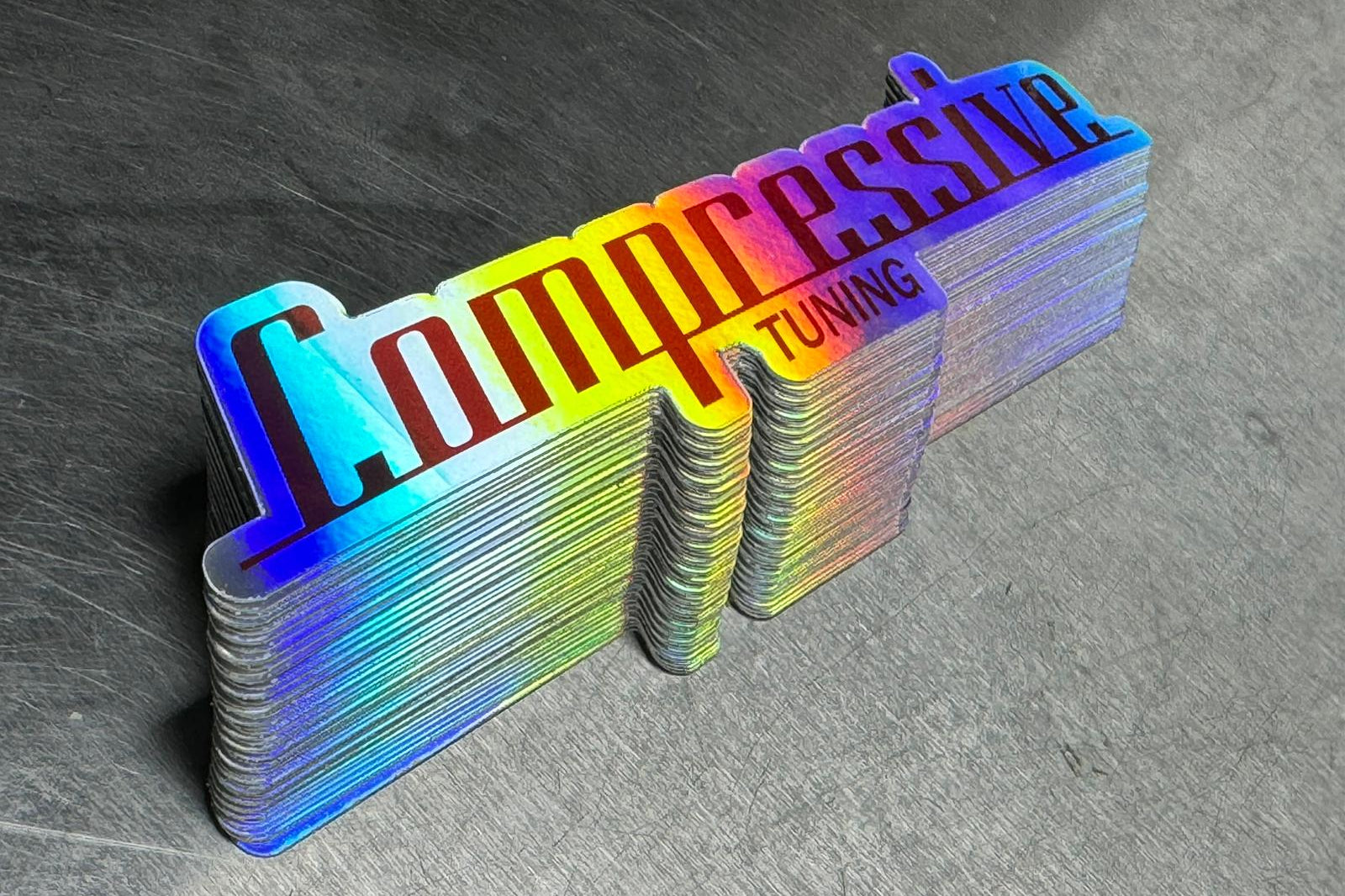 Holographic Subaru Stickers Red Logo 2004-2024 – compressivetuning