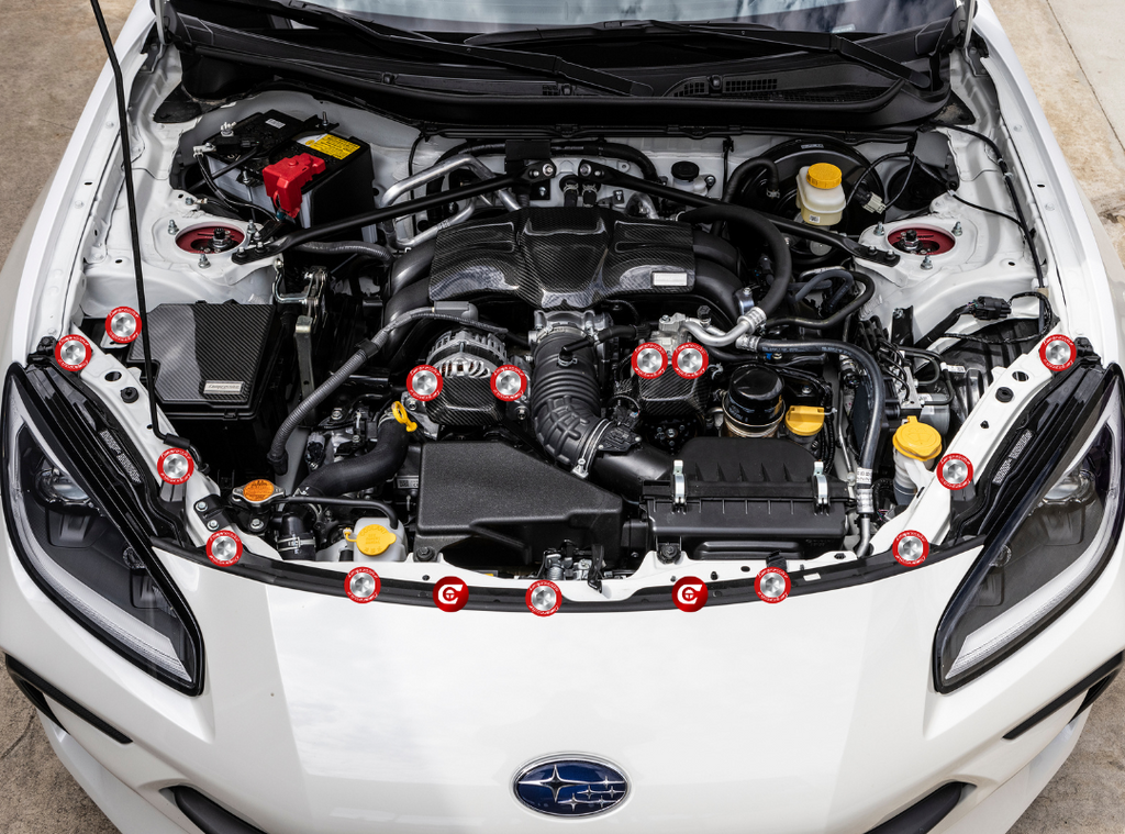 Engine Dress-up Kit for 22'+ BRZ/GR86 (16 pc Complete Kit ...